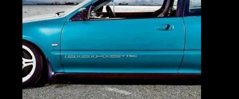 Honda Civic EG Dohc Vtec Door Decalset Oracal Sticker Vinyl - Etsy