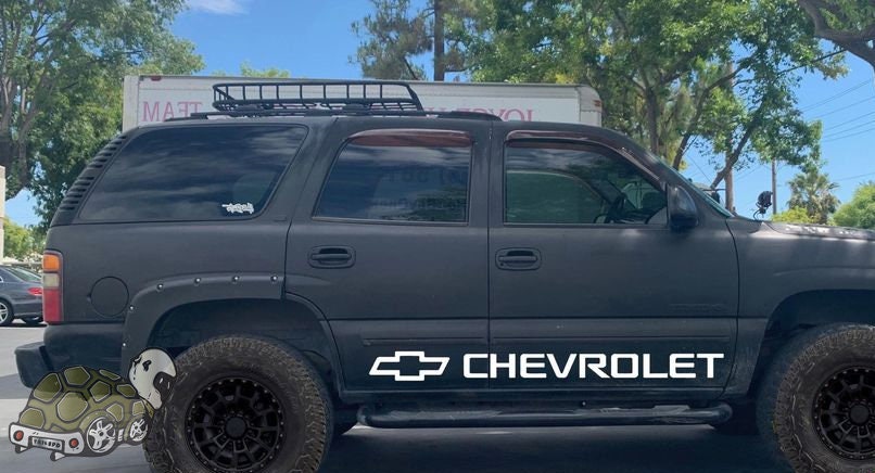 Chevrolet Chevy Tahoe Vinyl Decal Sticker Graphics Kit Side Door - Etsy