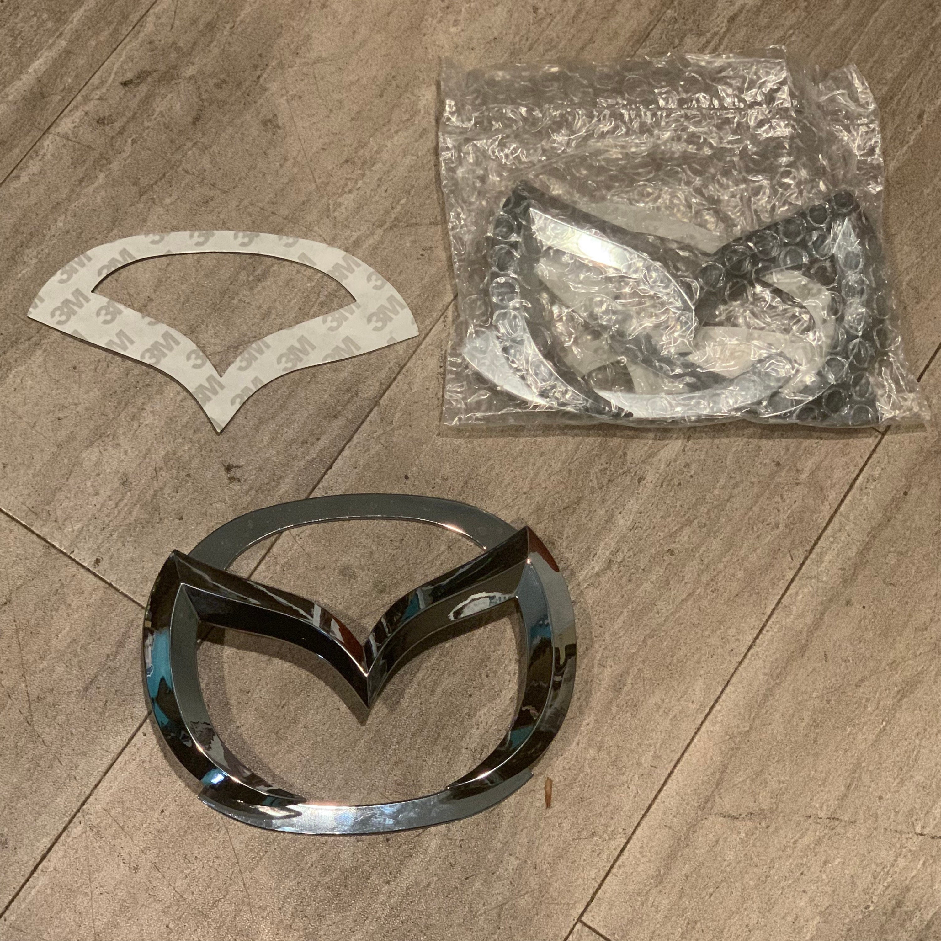 Mazda Evil M Chrome Emblem Badge Front Rear 3M 5.5 - Etsy