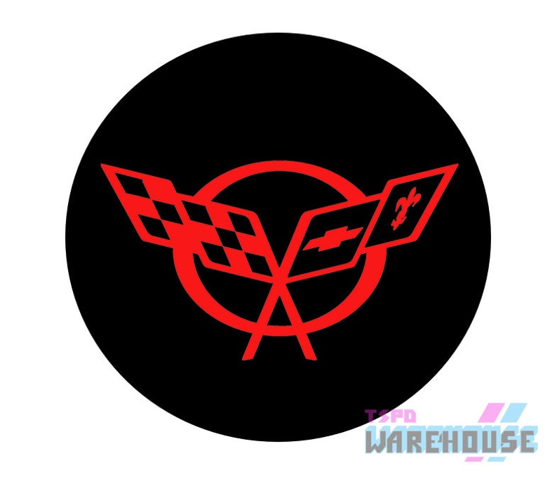 Chevy Corvette C5 Center Cap Decals - Etsy