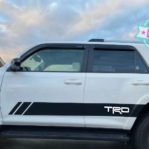 Toyota 4runner/ Tacoma TRD Style Black Side Stripe Decal Set - Etsy