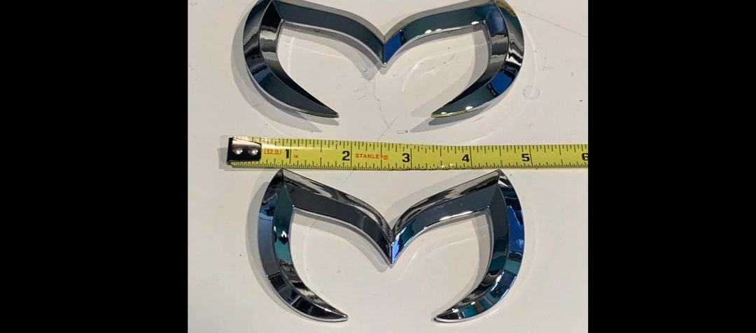 Mazda Chrome Emblems Front and Rear Set CX Mazda3 - Etsy