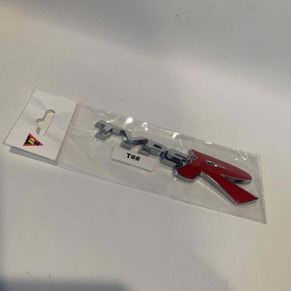Type R Emblem Chrome/red 5 Inch 3m Honda - Etsy