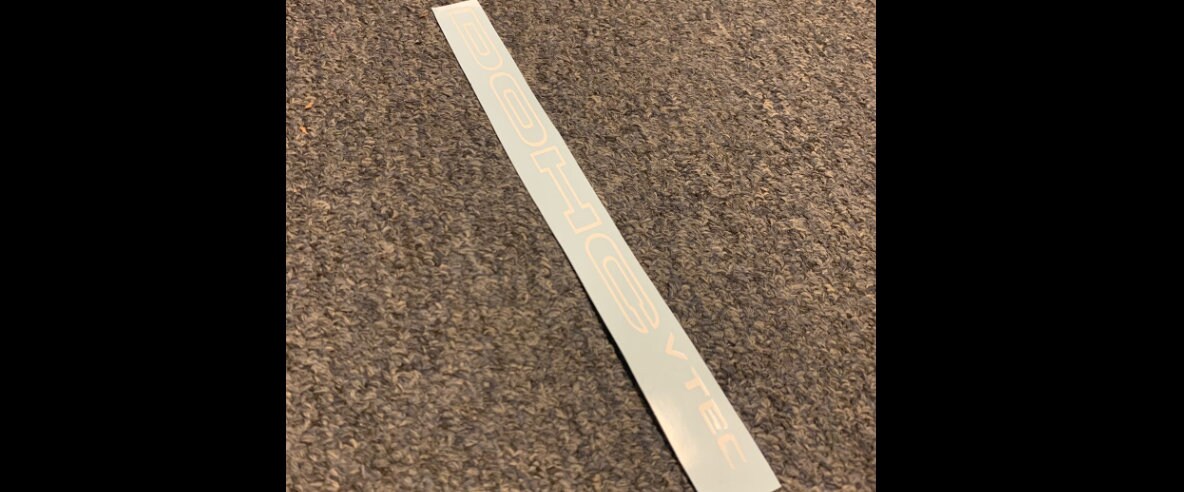 Honda Civic EG Dohc Vtec Door Decalset Oracal Sticker Vinyl - Etsy