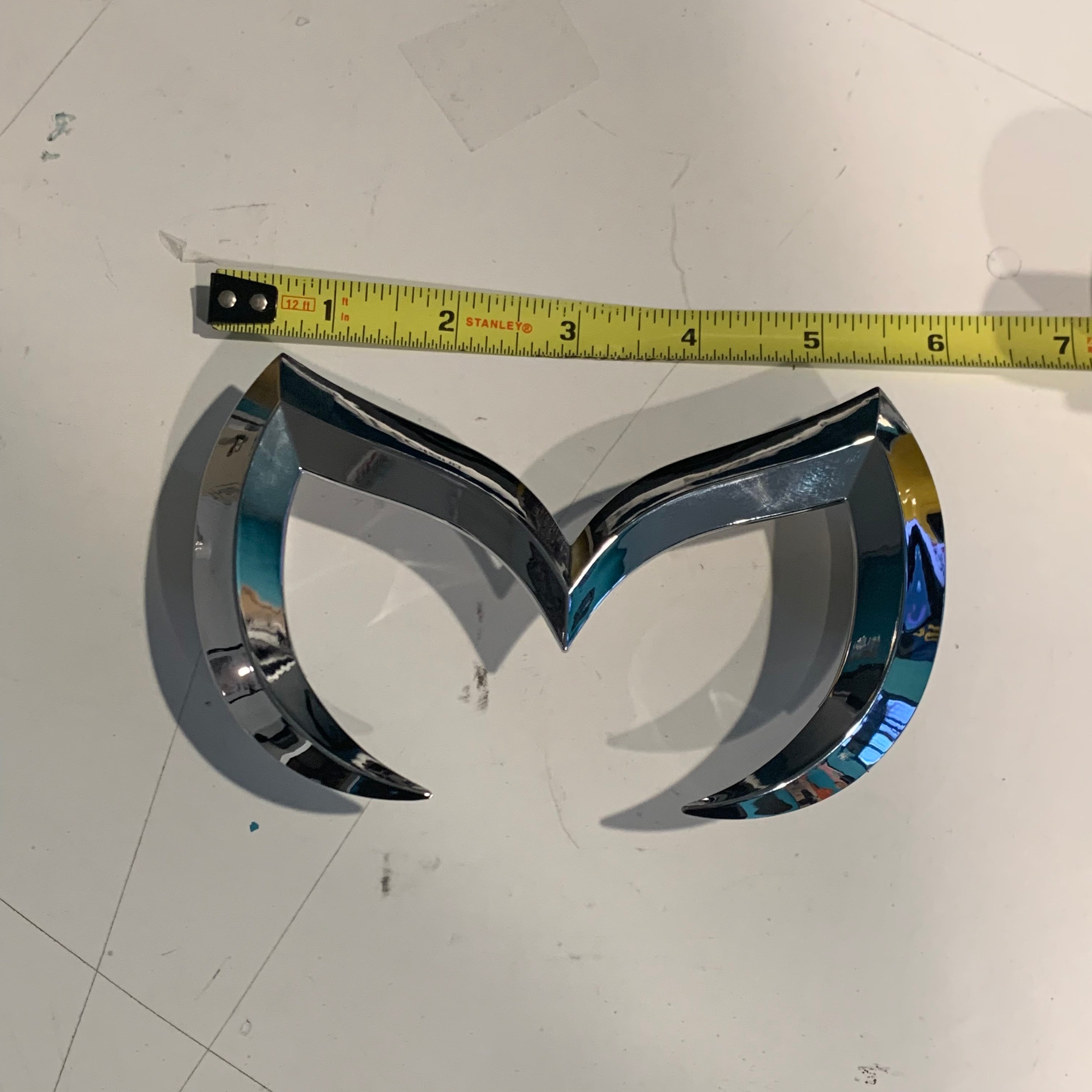 Mazda Evil M Chrome Emblem Badge Front Rear 3M 5.5 - Etsy