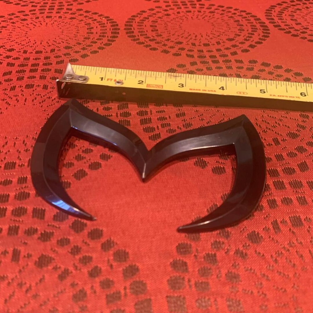 Mazda Evil M Black Emblem Badge Front Rear 3M - Etsy