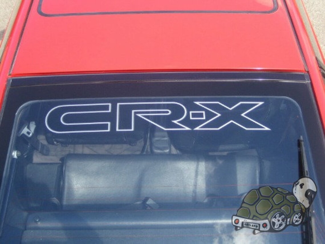 88-91 Honda CRX Logo Tailgate Sticker Decal Si - Etsy