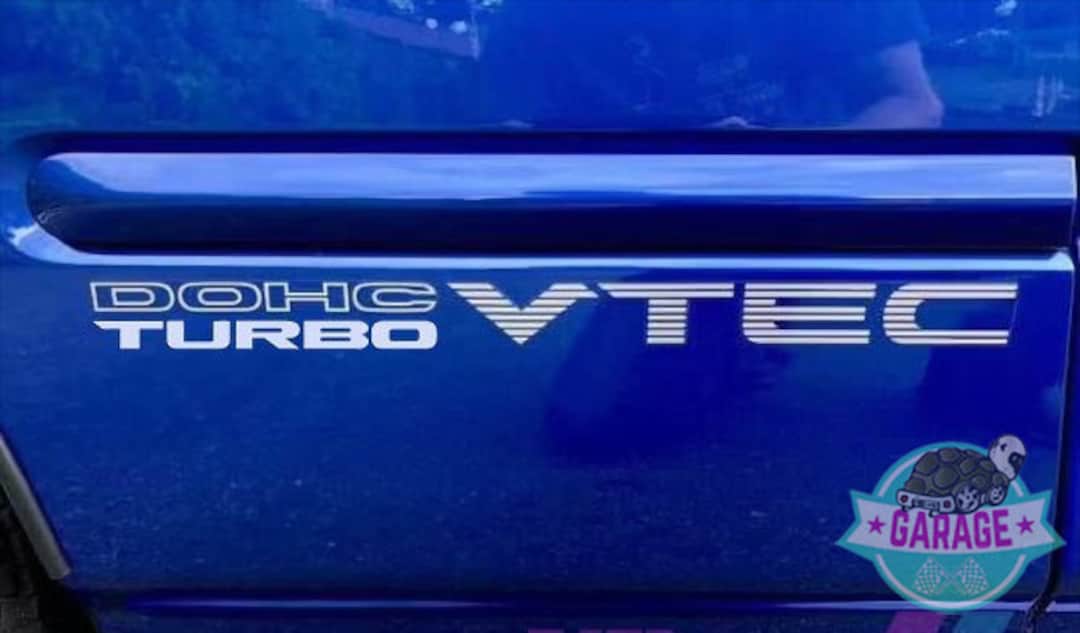 Civic Si EM1 Dohc Vtec TURBO Side Decals Set - Etsy