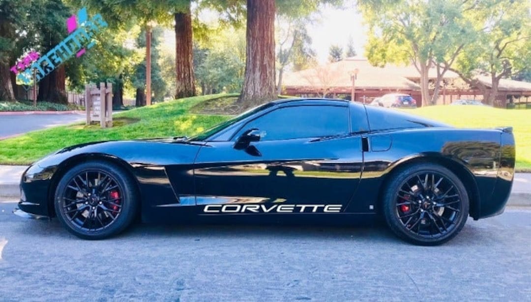 Chevrolet Corvette C7 Side Banner Decals - Etsy