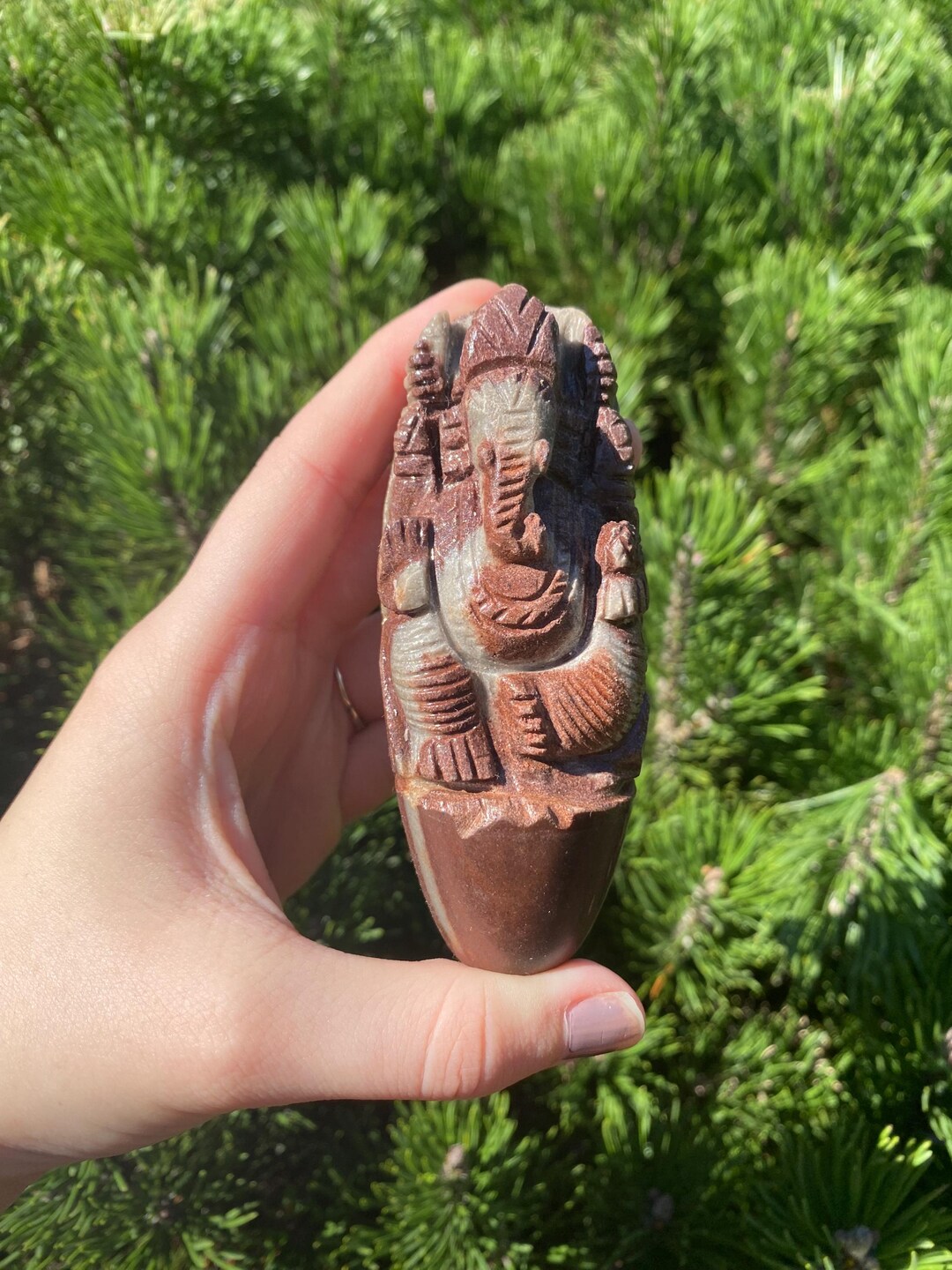 RARE Shiva Lingam Ganesha Stone Shiva Lingam Crystal Rare Crystal ...