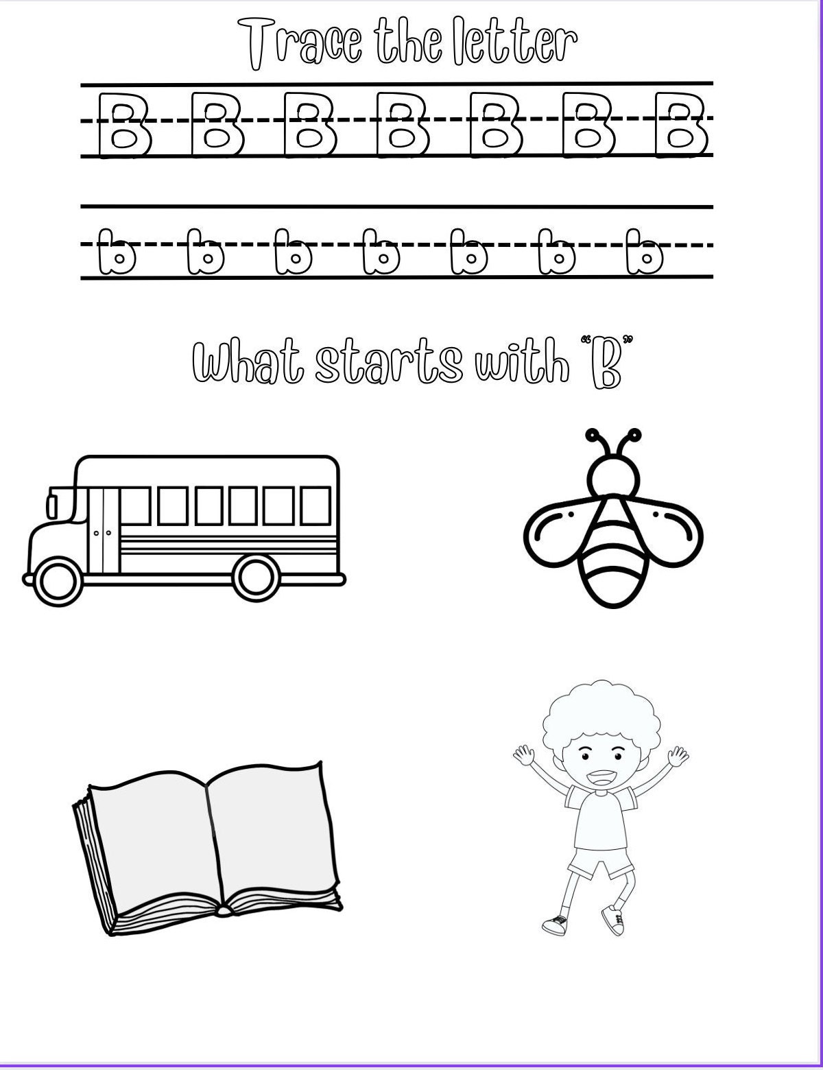 Kids ABC & 123 Worksheet - Etsy