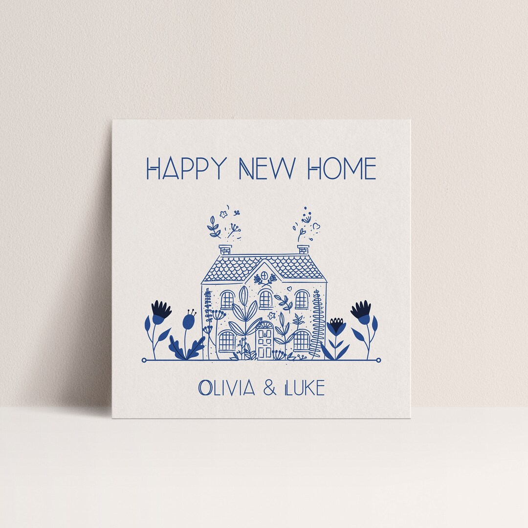 10 Pack Personalized Housewarming Cards - Etsy