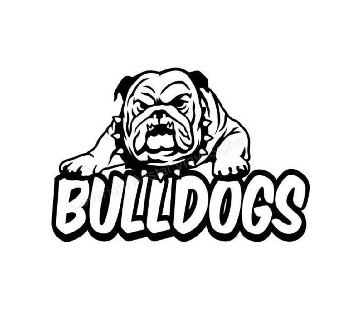 Bulldogs Vinyl Decal for Any Smooth Surface - Etsy