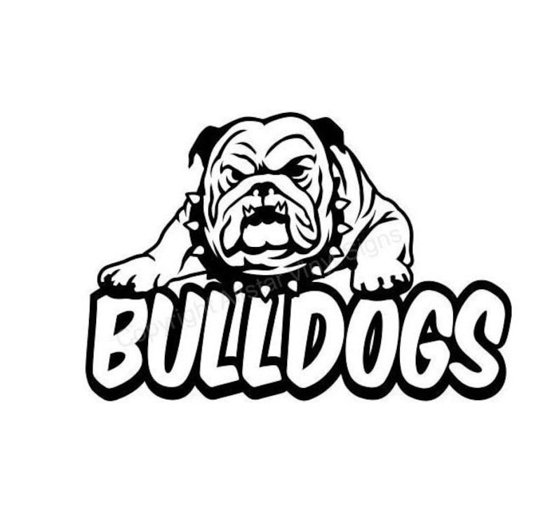 Bulldogs Vinyl Decal for Any Smooth Surface - Etsy