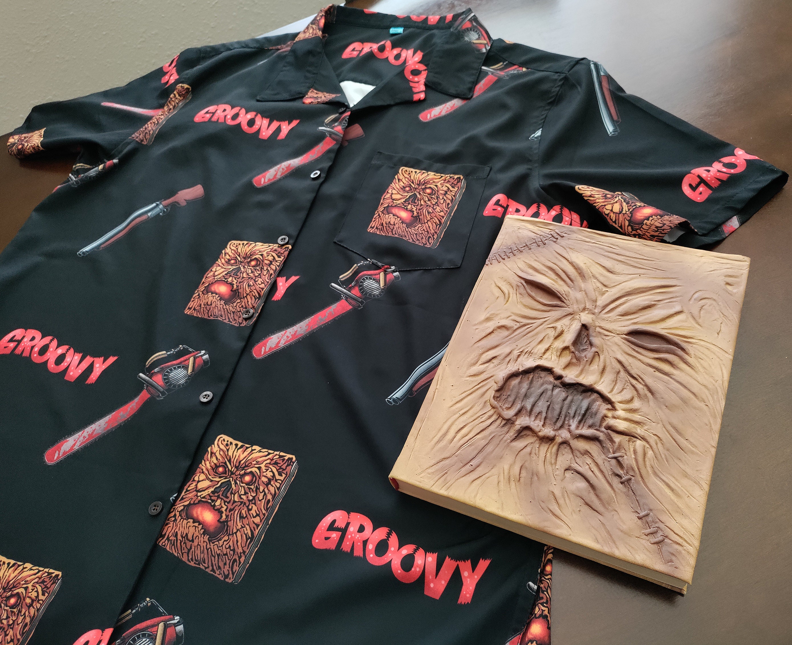Evil Dead Hawaiian Shirt the Groovy Dead - Etsy
