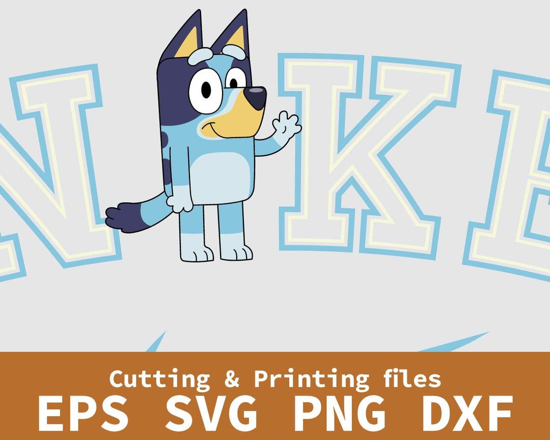 Bluey Cartoon Dxf Svg EPSPNG Bluey Clipart Bluey PNG - Etsy