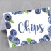 Editable Blueberry Food Labels Birthday Party Place Card Food Tents ...