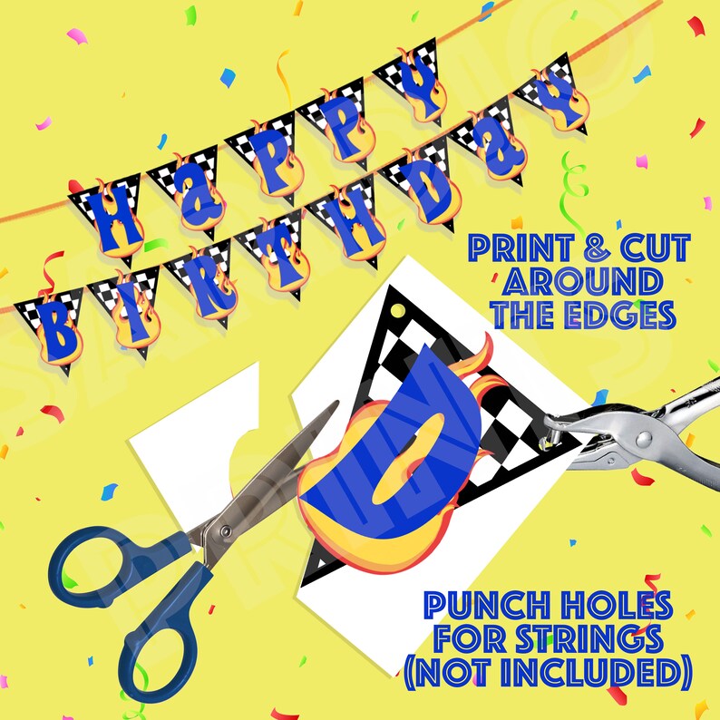 Custom Birthday Banner Race Cars Birthday Banner Racing - Etsy