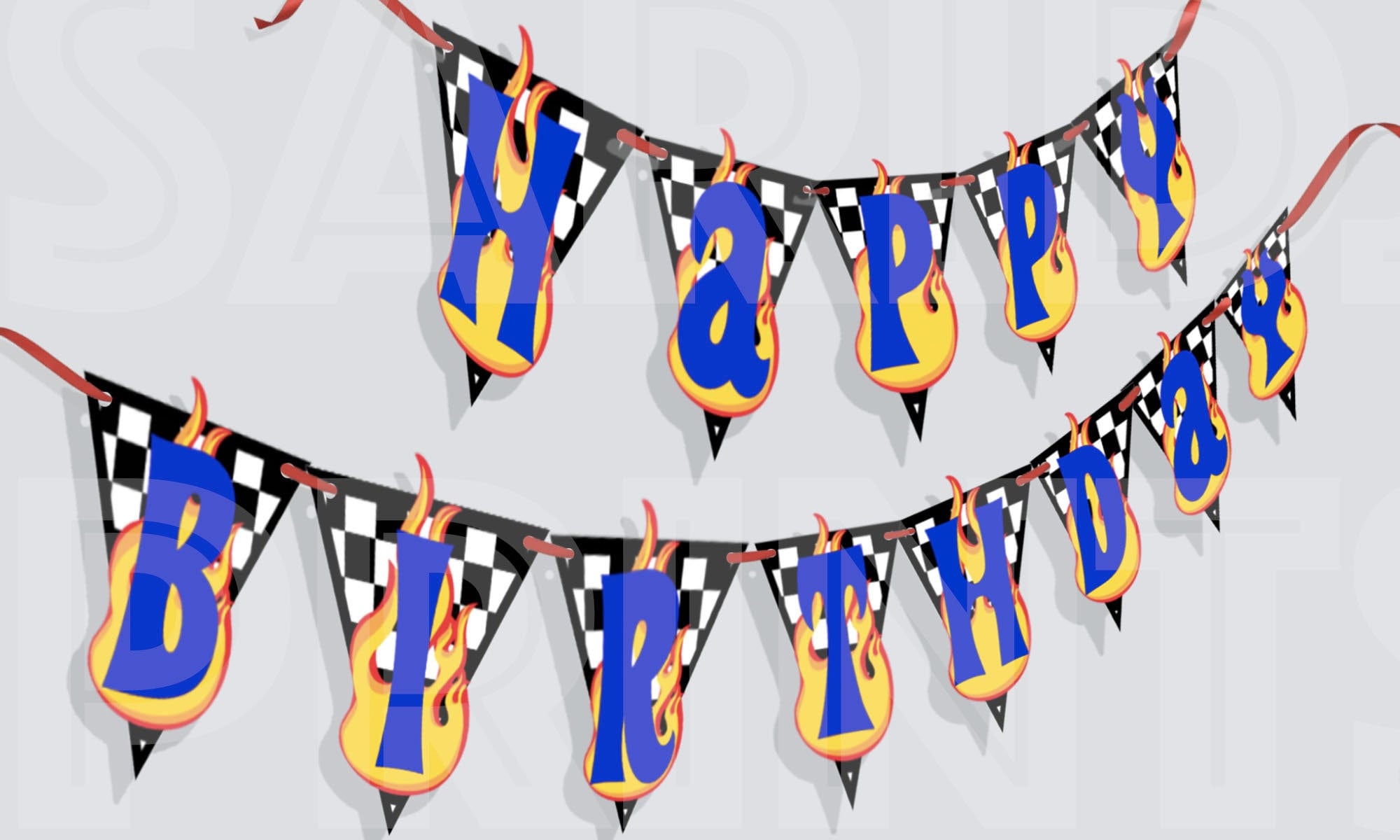 Custom Birthday Banner Race Cars Birthday Banner Racing - Etsy