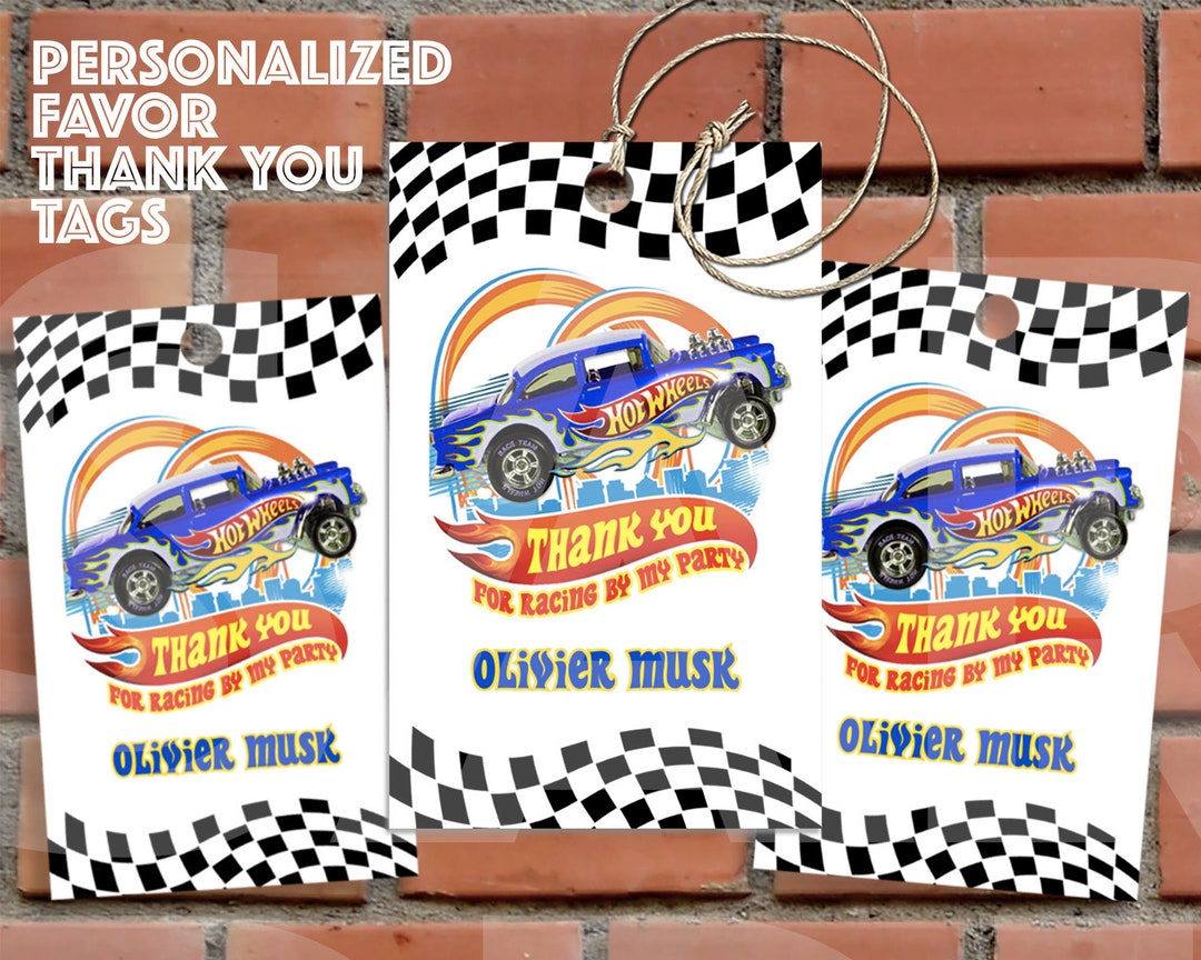 Race Cars, Favor Tags Racing Favor Tags Personalized Favor Tags Race ...