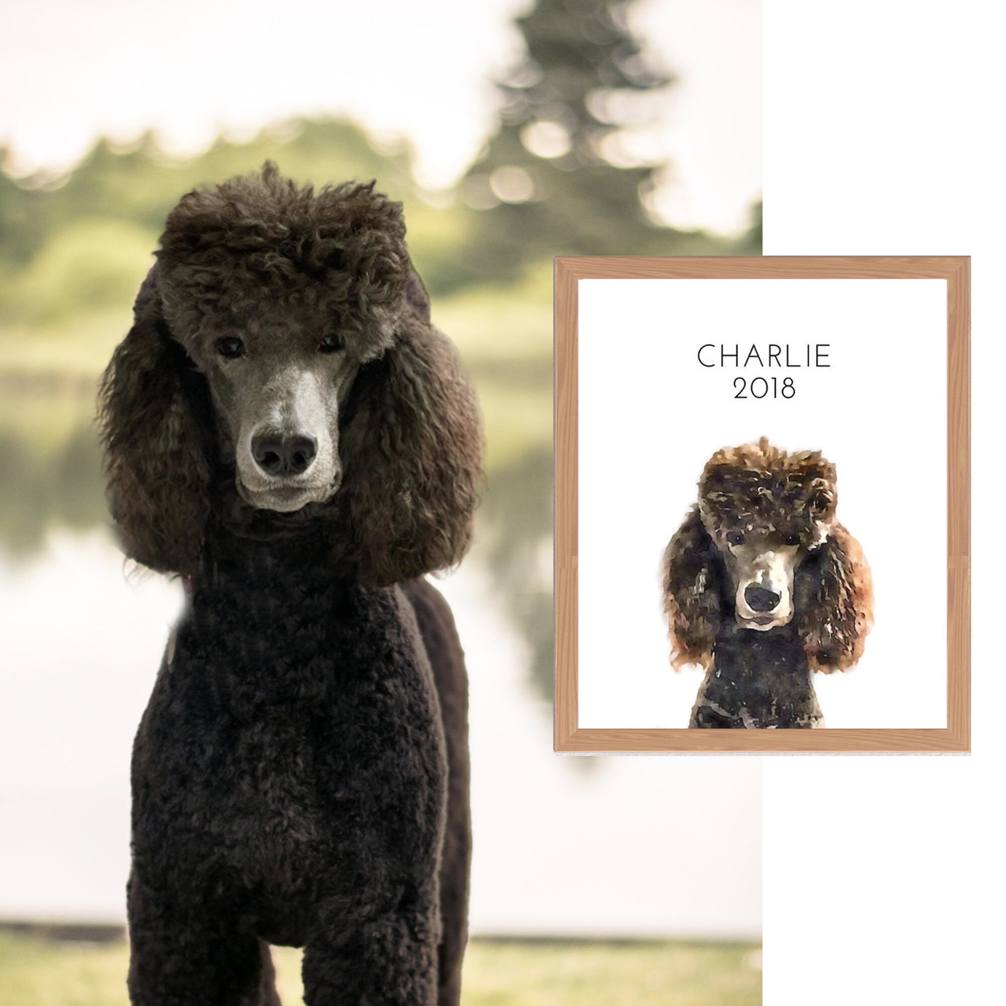 Custom Pet Portrait, Multiple Pet Portrait, Dog Portrait, Pet Memorial ...