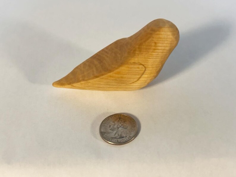 Budgie - Hand Whittled Comfort Bird - Etsy