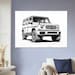Mercedes G-class Print: Grayscale Pencil Sketch Art - Etsy