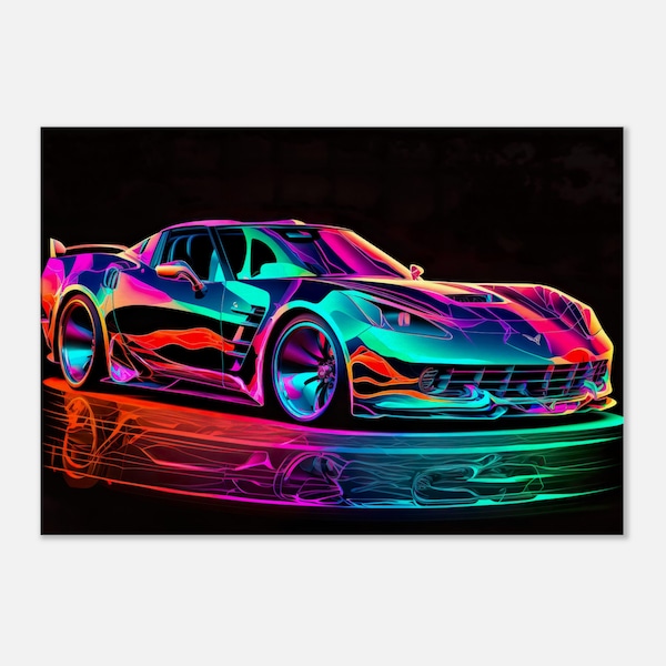 Corvette Neon Sign - Etsy