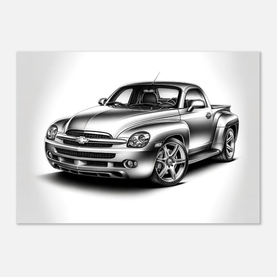 Chevrolet SSR 2004 Premium Matte Paper Art, Relive the Modern Classic ...