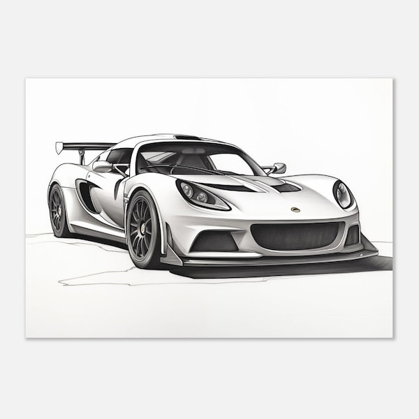 Lotus Cars Poster - Etsy