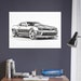 Chevy Camaro Print: Grayscale Pencil Sketch, Muscle Car Art - Etsy