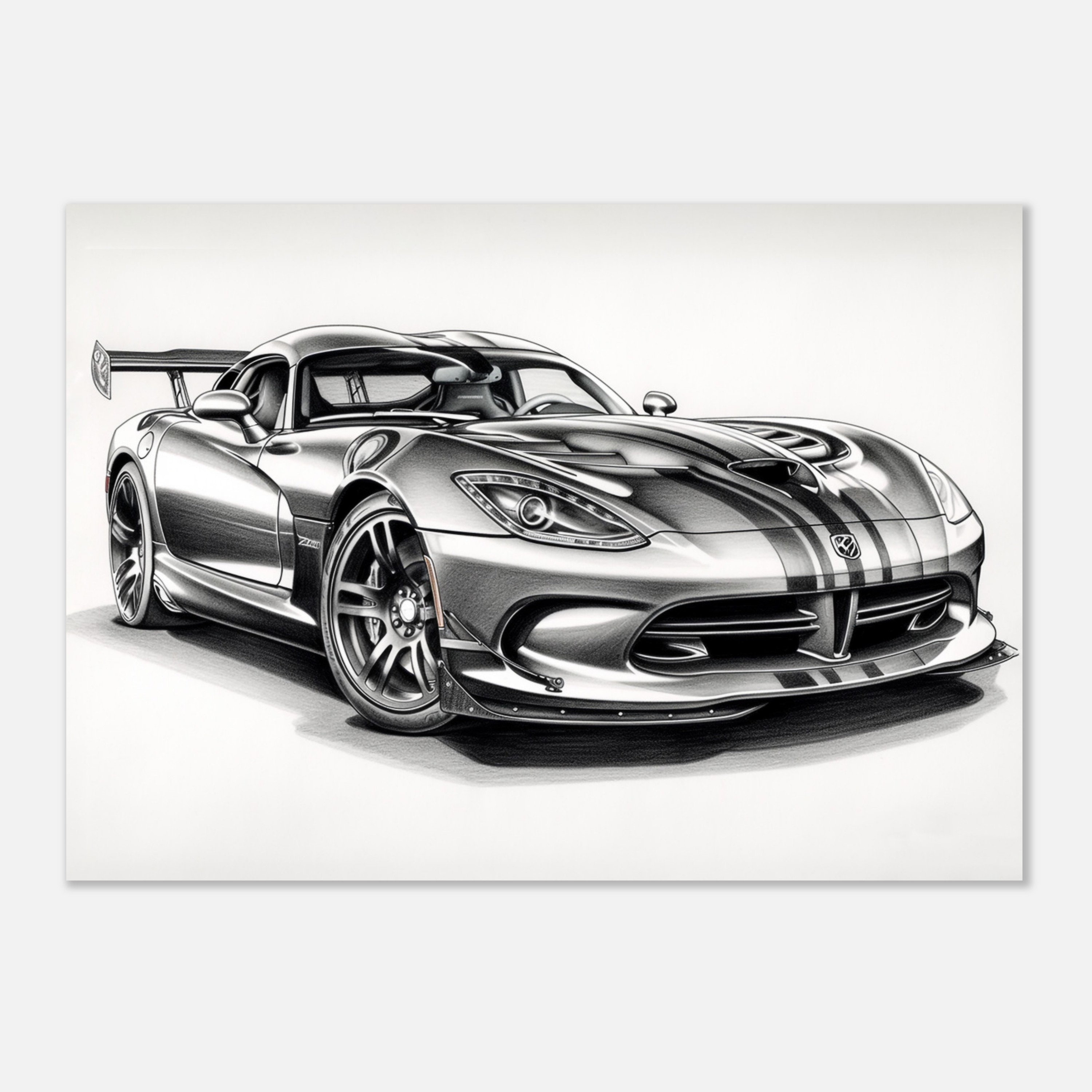 Dibujos Para Colorear De Dodge Viper Auto Modellista PS2 Xbox Gamecube