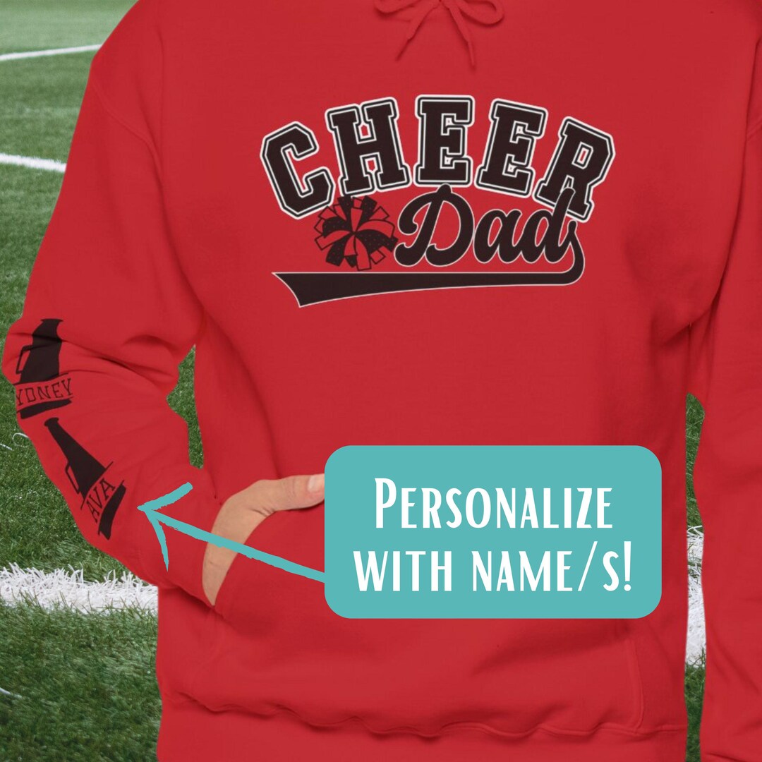 Cheer Dad Shirts, Custom Cheer Dad Sweatshirt, Cheer Spirit Wear Tee ...