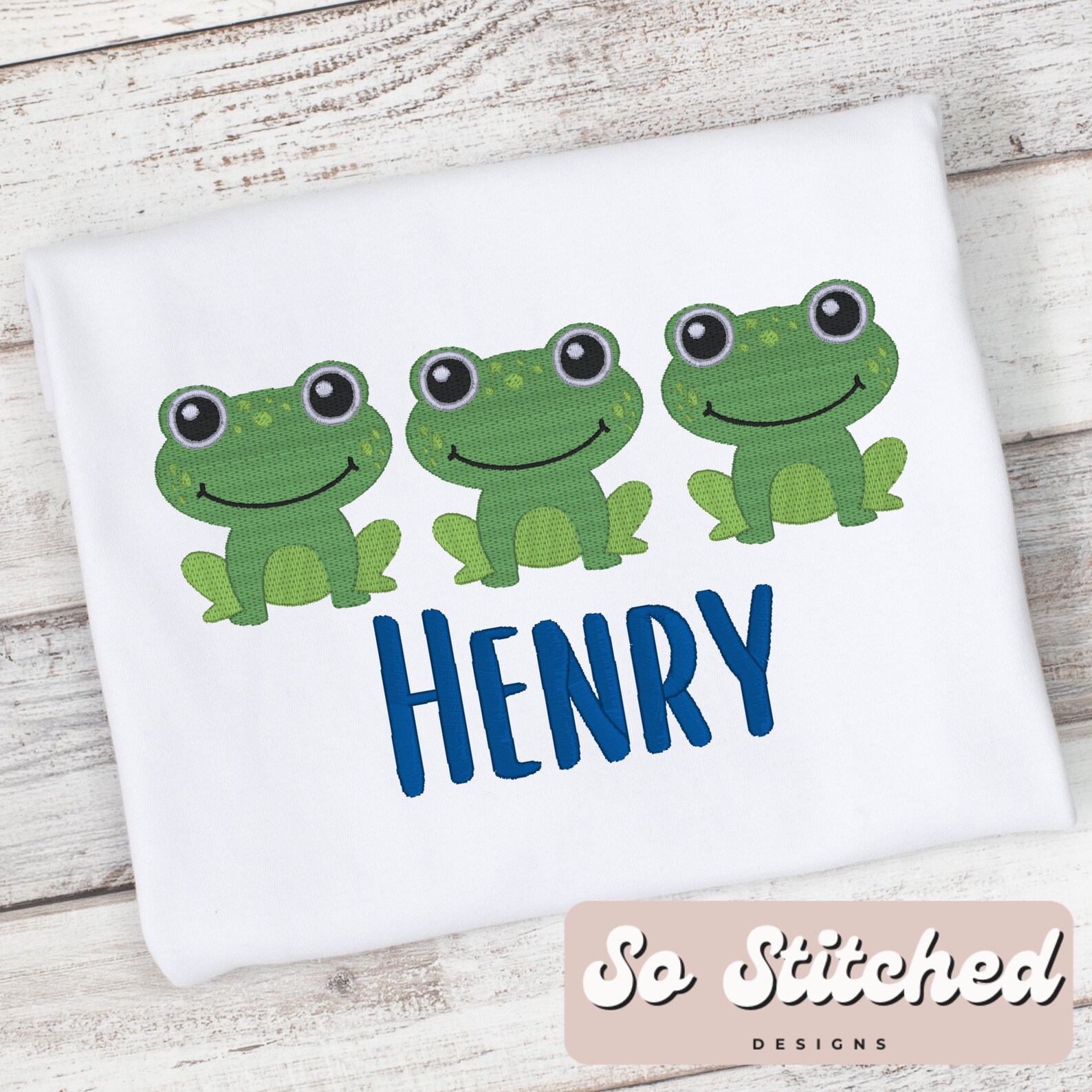 Frog Embroidery Design - Spring Frog Machine Embroidery File - Etsy