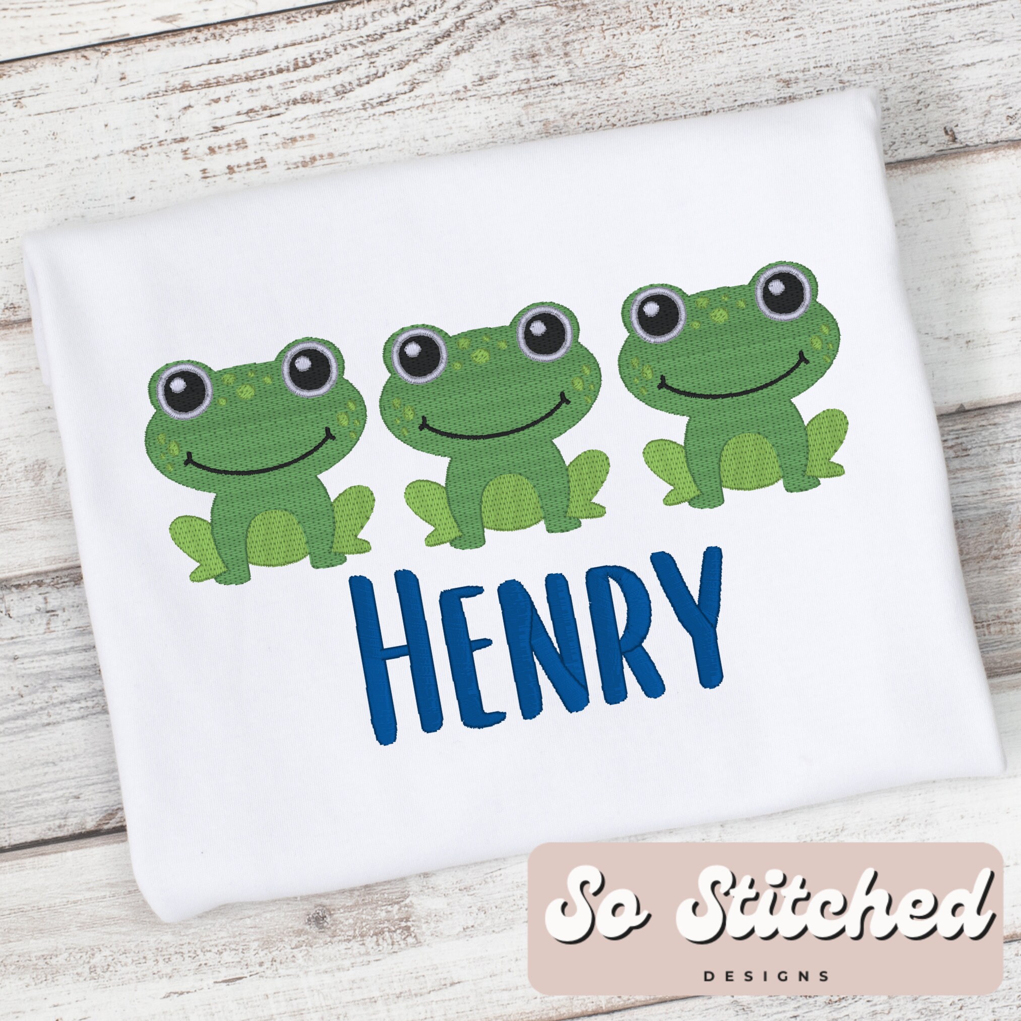 Frog Embroidery Design - Spring Frog Machine Embroidery File - Etsy