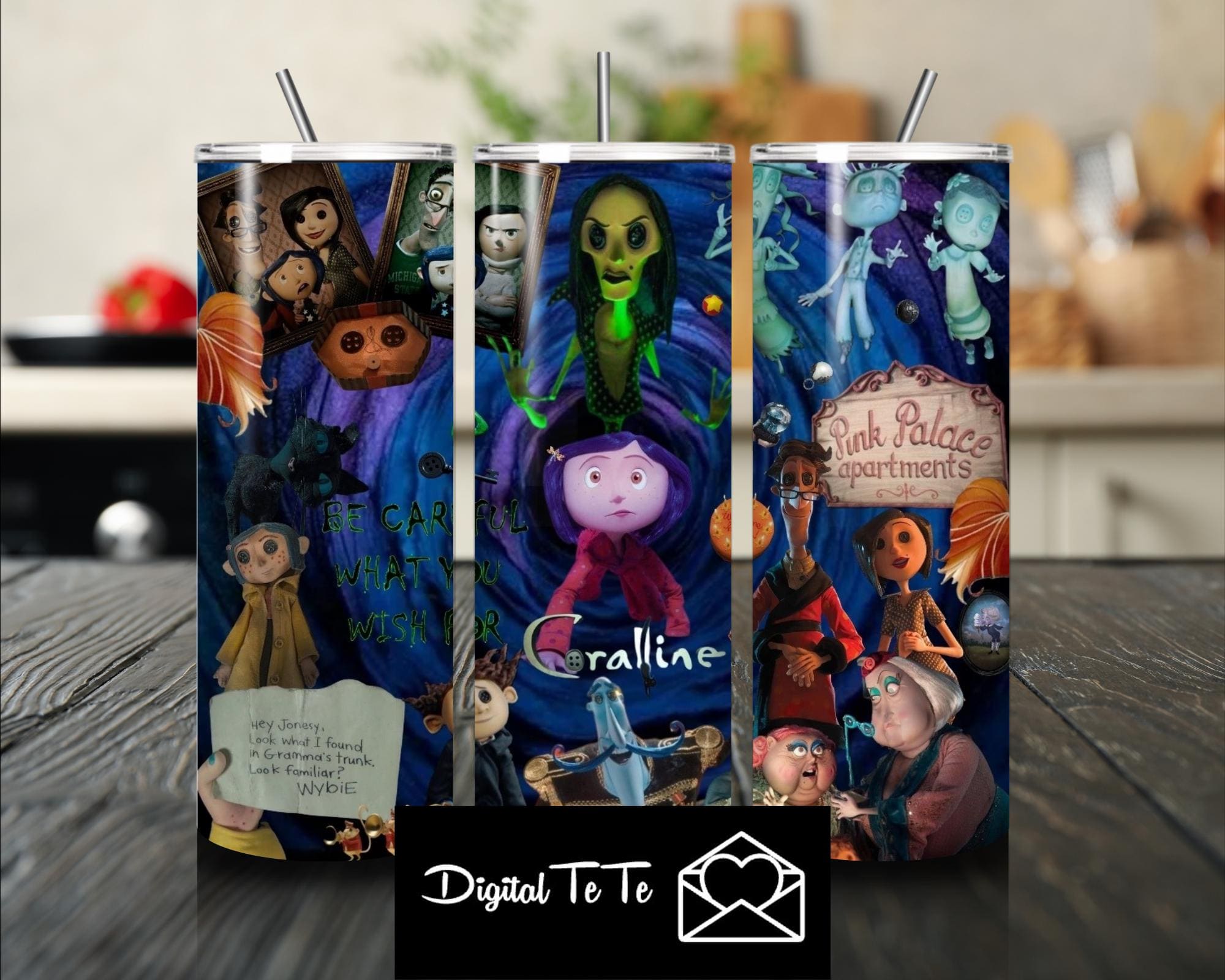 Coraline Tumbler Wrap - Etsy
