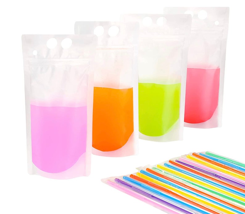 Booze Bags, Bachelorette Party Drink Pouches, Personalized Adult ...