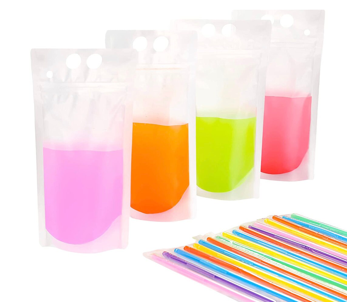 Booze Bags, Bachelorette Party Drink Pouches, Personalized Adult ...