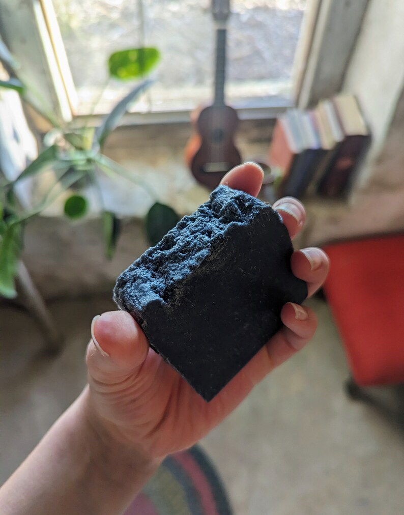 Charcoal Tallow Soap | Face Detox Soap | Natural Tallow Bar Soap - Etsy