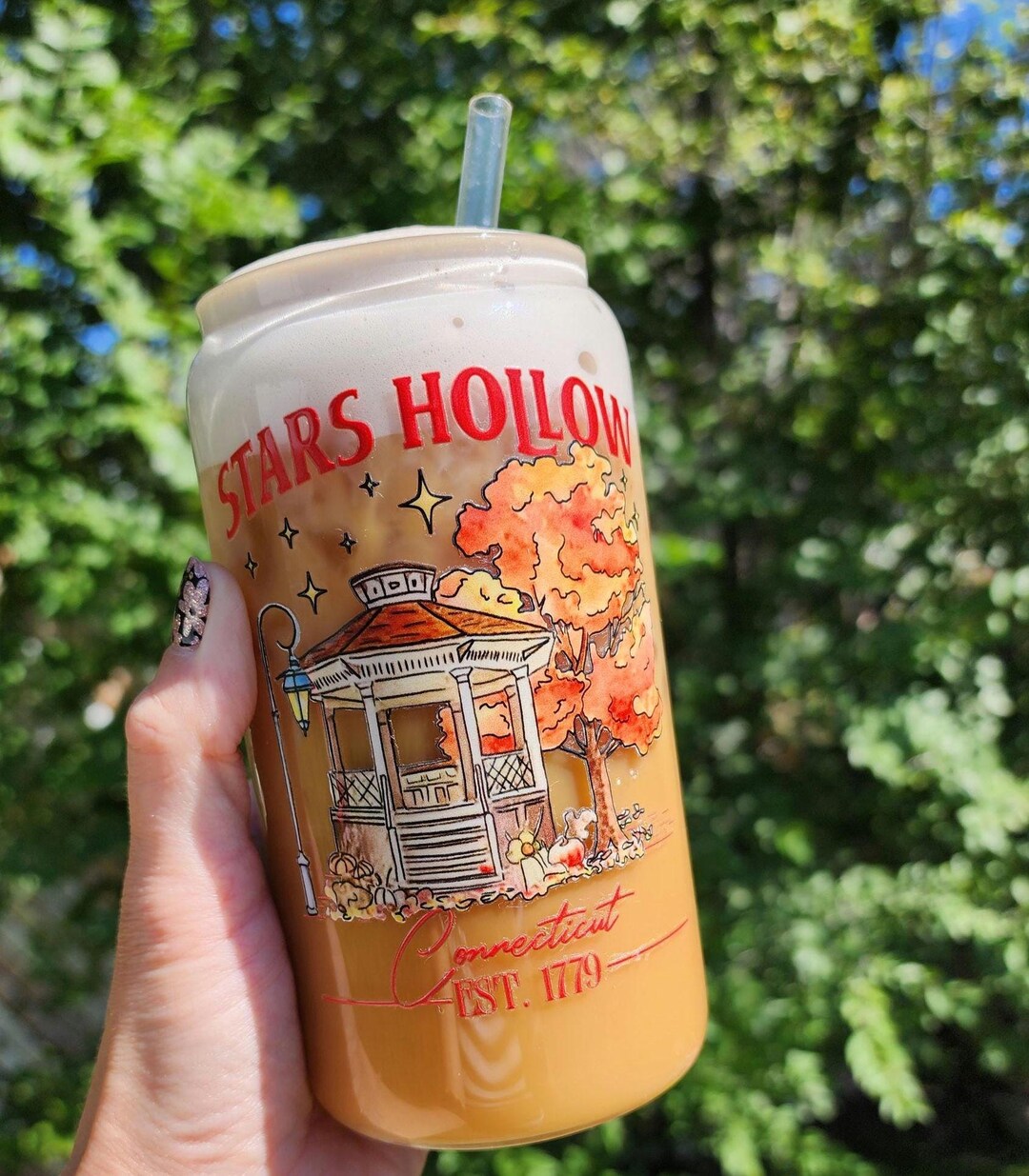 Gilmore Iced Coffee Glass Cup | Gilmore Gift | Beer Can Glass Cup ...