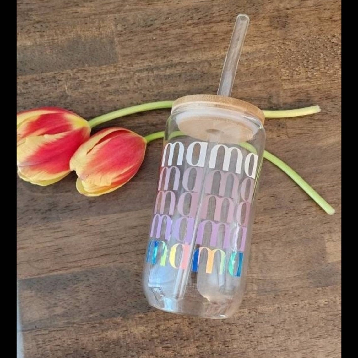 Mama Libbey Glass Cups - Etsy