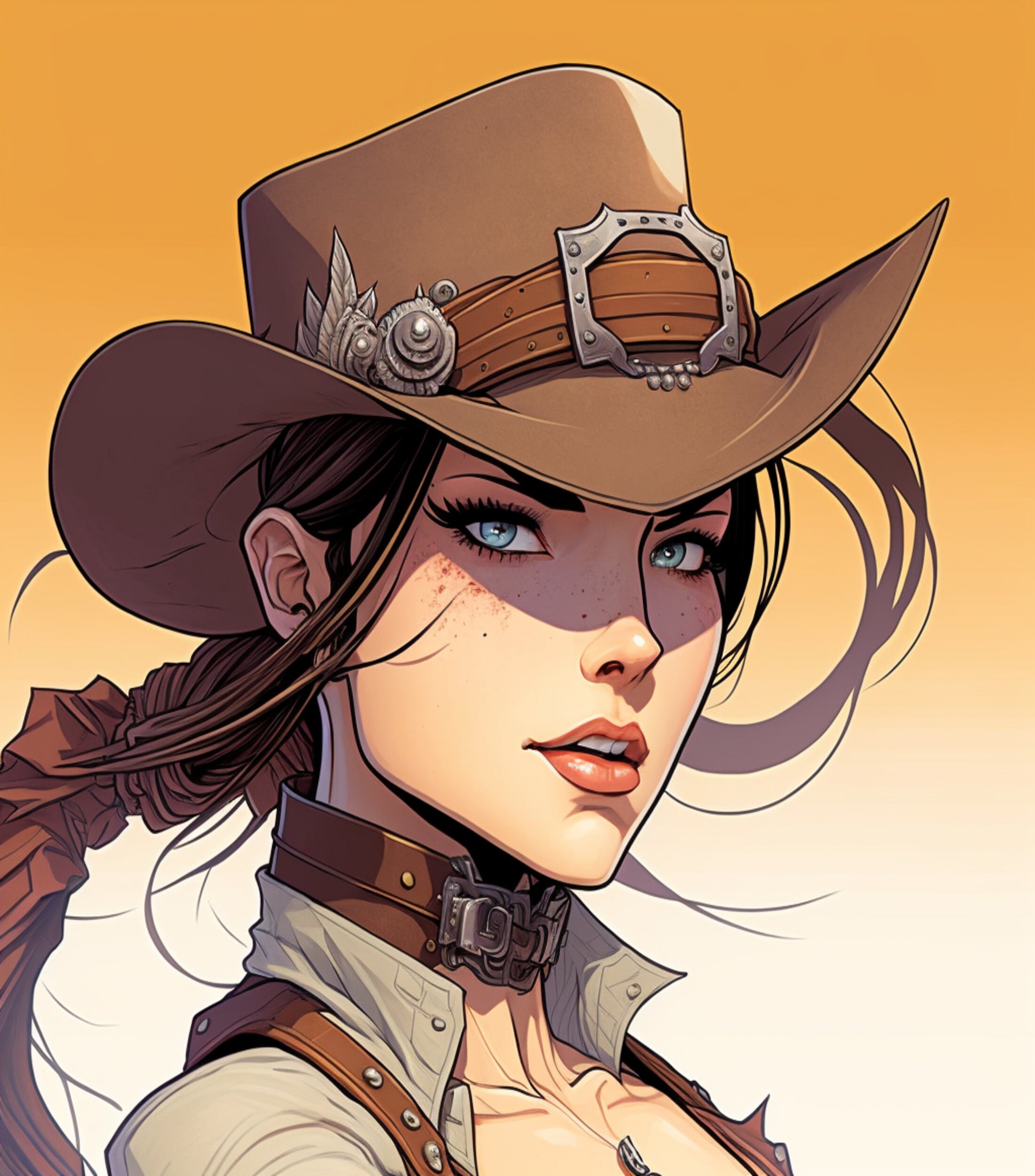Cool Cowgirl Thumbnail Cowgirl Avatar Pretty Cowgirl Avatar Cowgirl Thumbnail Cowgirl Digital