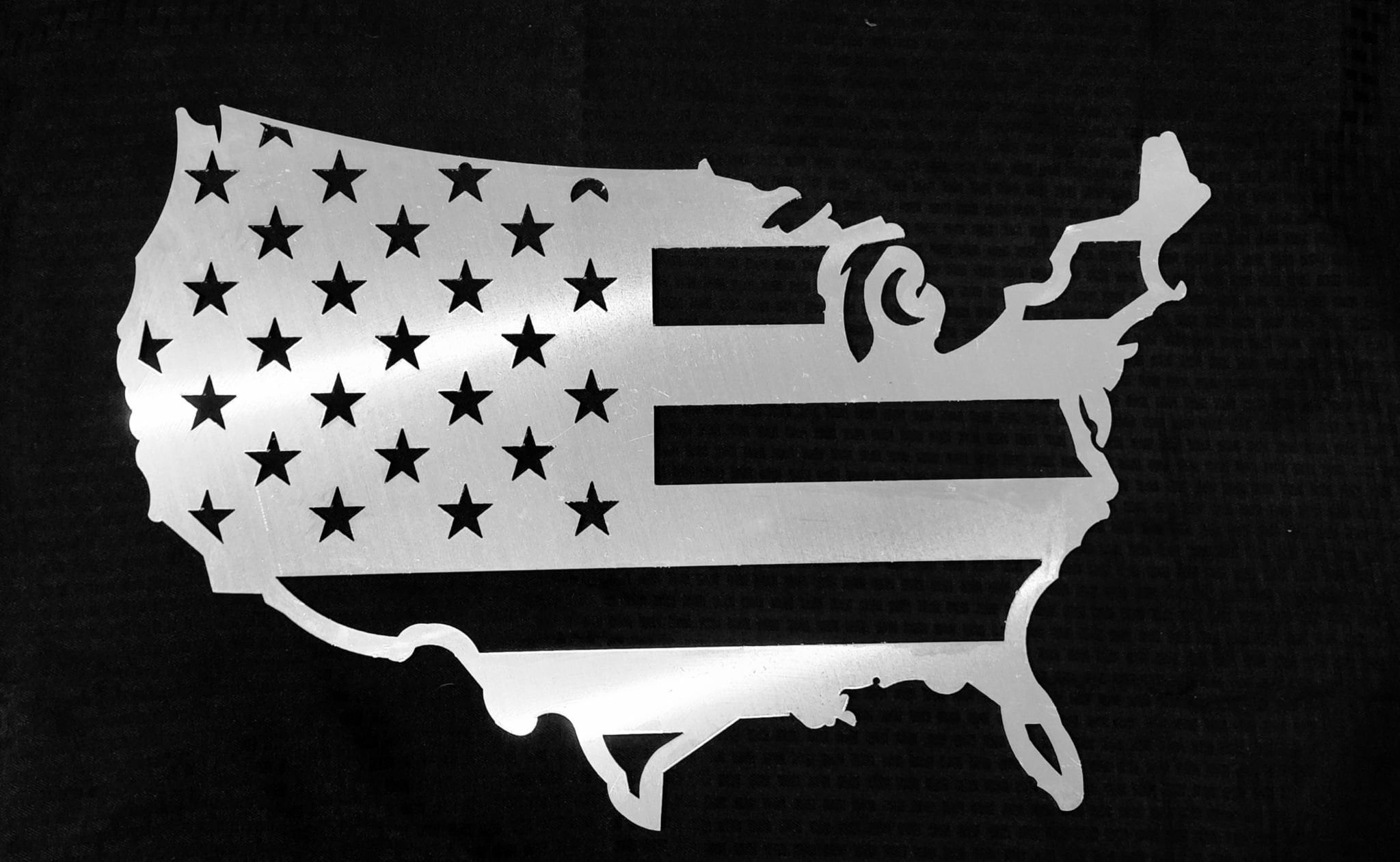 USA FLAG MAP. American Made. Custom Sizes Available. - Etsy