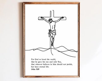 crucifix drawing