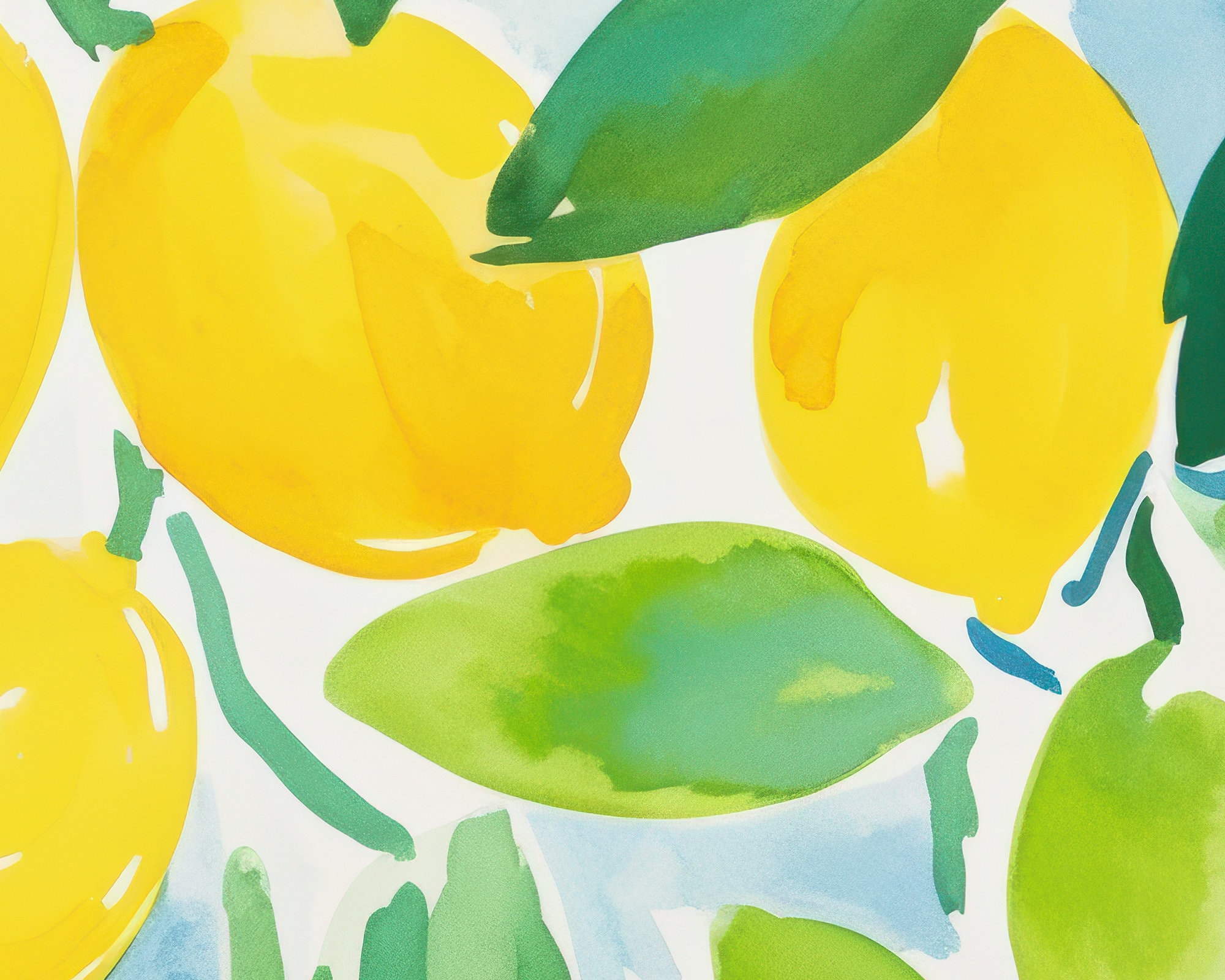 Lemons Printable Wall Art, Set of 3, Lemons Print, Botanical Wall Art ...