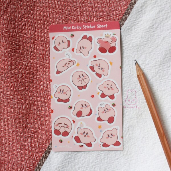 Kirby Sticker - Etsy
