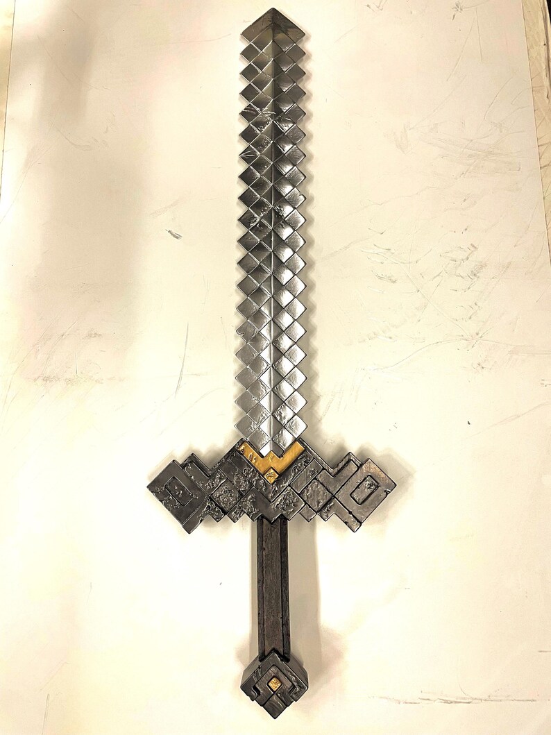 Minecraft Movie Sword, Screen Accurate – 1:1 Scale, Display 3D Printed ...