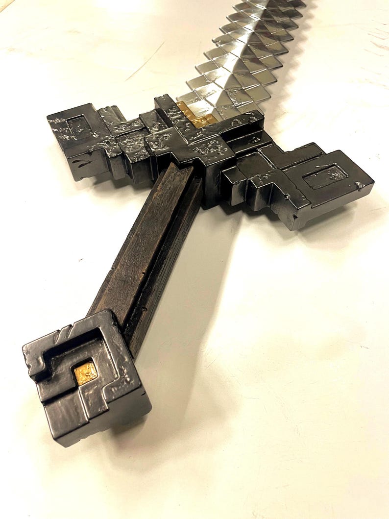 Minecraft Movie Sword, Screen Accurate – 1:1 Scale, Display 3D Printed ...