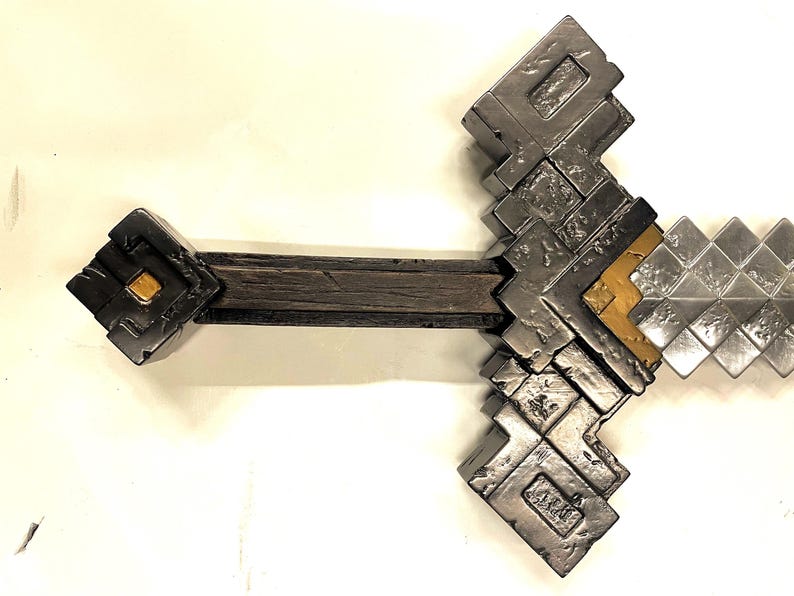 Minecraft Movie Sword, Screen Accurate – 1:1 Scale, Display 3D Printed ...