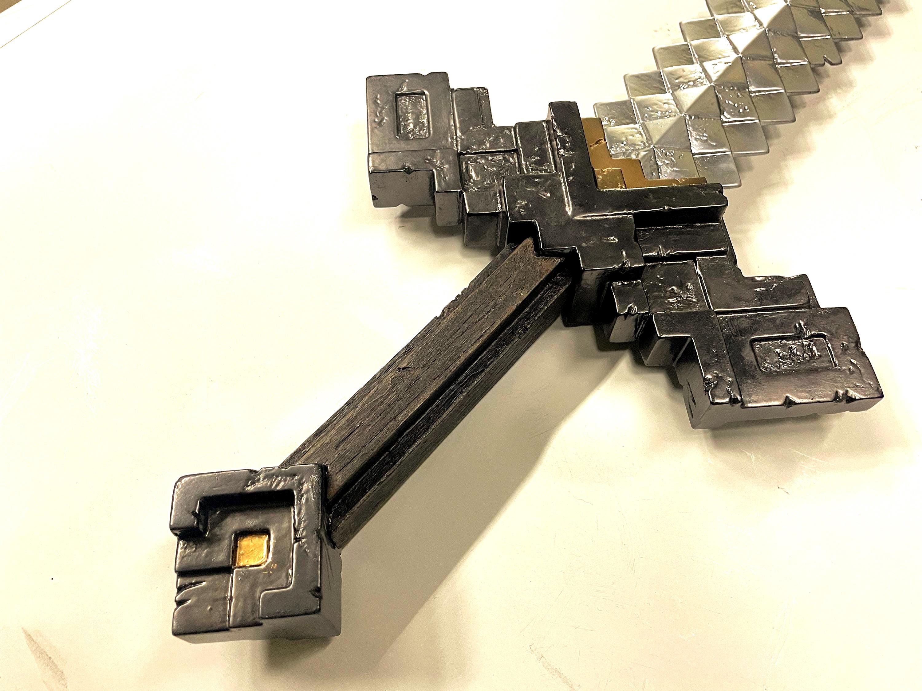 Minecraft Movie Sword, Screen Accurate – 1:1 Scale, Display 3D Printed ...